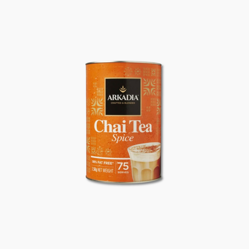Arkadia Chai Tea Spice 1.5kg Tin - 75 serves - Good Choice Packaging