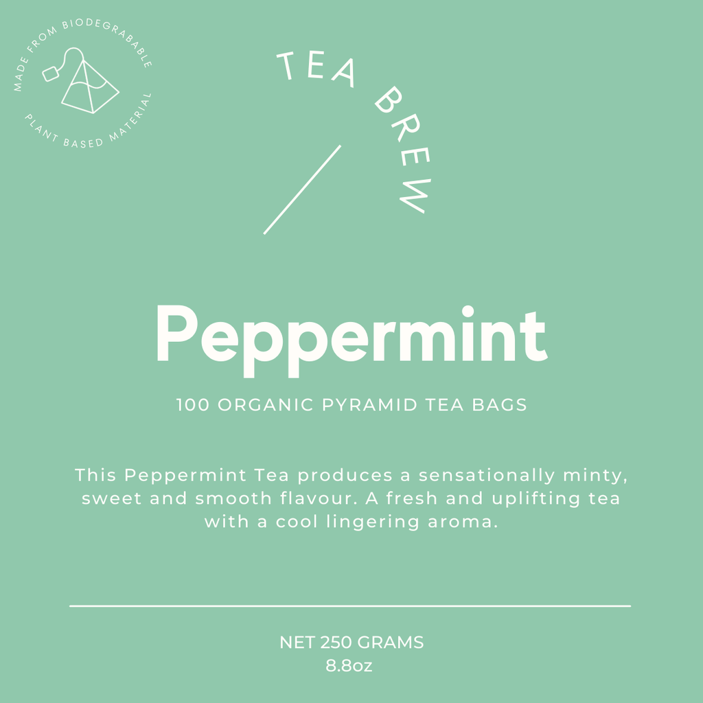 Organic Peppermint Pyramid Tea Bag - Good Choice Packaging