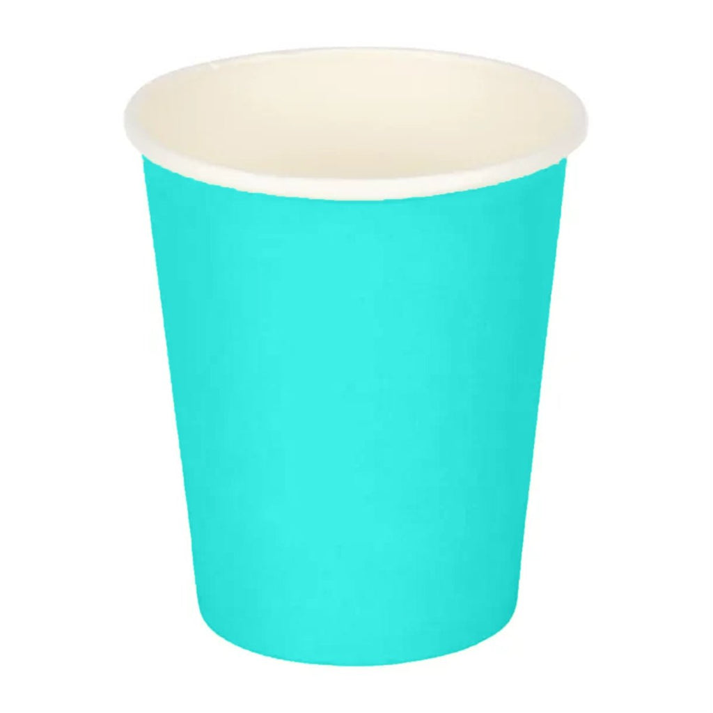 8oz Teal Coffee Cup 86mm - 1000pcs - Affordable Cups